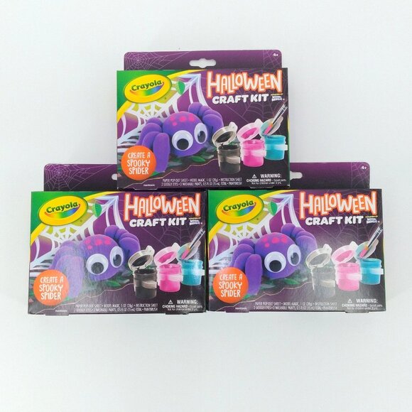 Crayola | Toys | Crayola Halloween Model Magic Craft Kit Spider Set Of ...